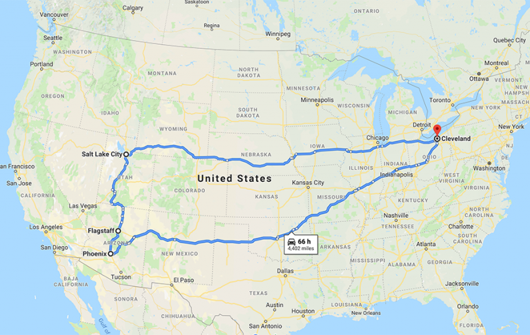 ohio to arizona & back - THE DAINTY SQUID